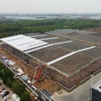 China ASTM A36 Lightweight Steel Structure Warehouse 50-Year Lifespan for sale