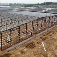 China Prefab Steel Structure Warehouse with H-Section Beams and PPGI Cladding for sale