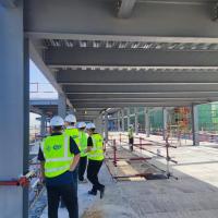 China Painted Prefabricated Steel Hotel Building For Resort Projects for sale