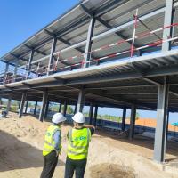 China Painted Prefabricated Steel Hotel Building For Resort Projects for sale