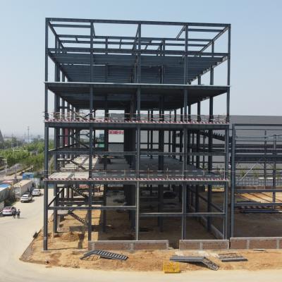 China Large Span Prefabricated Steel Building with Indoor Office for sale