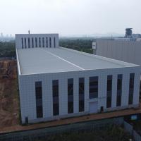 China Industrial Steel Frame Workshop with Crane Q235B Q355B Construction for sale