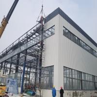 China Prefabricated Steel Structure Workshop with Anti-Rust Fluorocarbon Coating for sale