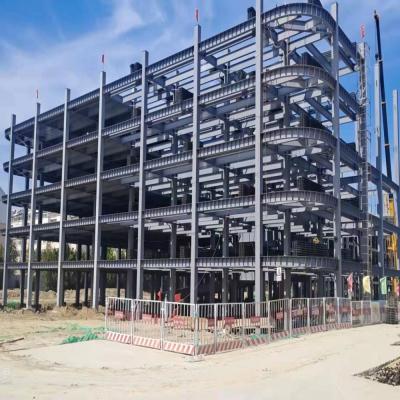 China Multi Floors Steel Frame Car Parking Structure Q235B Q355B for sale