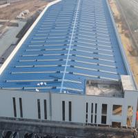 China Prefab Steel Structure Warehouse with H-Section Beams 50-Year Lifespan for sale