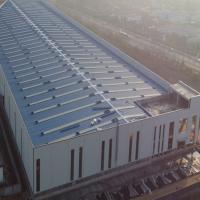 China Portal Frame Steel Structure Warehouse with Insulation Panels for sale