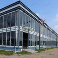 China Multi-function Steel Structure Warehouse with Mezzanine for Showroom and Office for sale