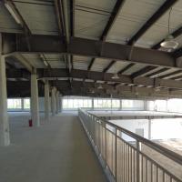 China Multi-function Steel Structure Warehouse with Mezzanine for Showroom and Office for sale