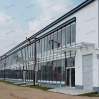China Multi-function Steel Structure Warehouse with Mezzanine for Showroom and Office for sale