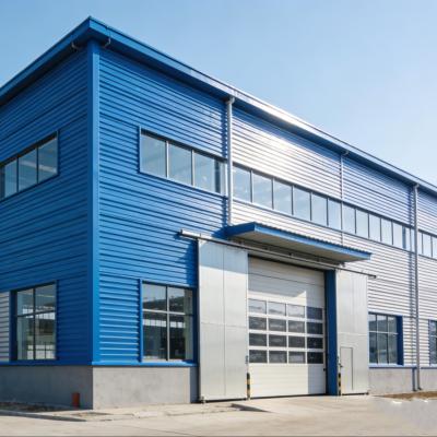 China Q355B Prefabricated Steel Warehouse With Sandwich Panel for sale