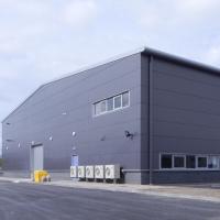 China Q355B Prefabricated Steel Warehouse With Sandwich Panel for sale