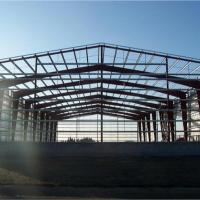 China Q355B Prefabricated Steel Warehouse With Sandwich Panel for sale