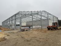 China Prefabricated Steel Structure Cold Storage Warehouse With PU/PIR Sandwich Panel for sale