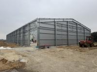 China Prefabricated Steel Structure Cold Storage Warehouse With PU/PIR Sandwich Panel for sale