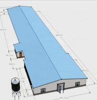 China Size 120m by 20m Insulated Design Prefabricated Steel Structure Chicken House for sale