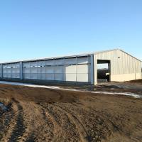 China Galvanized Prefab Steel Structure Dairy Cattle Shed for sale