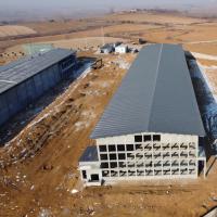 China Customizable Dimensions High Strength Steel Frame Fast Installation Prefabricated Steel Structure Poultry House for Broiler Farming for sale