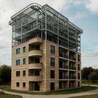 China Multi-Story Anti-Seismic Prefab Bolt Connected Steel Structure Built Hotel for sale
