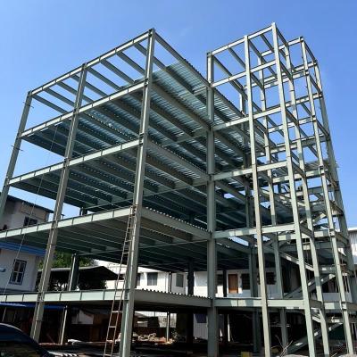 China Multi-Story High Rise Fashion Design Prefabricated Steel Structure Office Building for sale