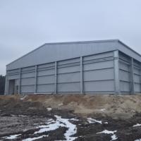 China Pre Engineered Steel Structure Hangar with Sandwich Panel Insulation for Cold Storage for sale