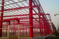 China Light Steel Structure Warehouse with Glass Wool Insulation for sale