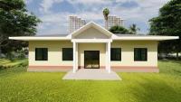 China Prefabricated Steel Structure House with Glass Wool Insulation for sale