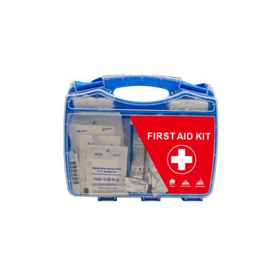 China Portable Home First Aid Kit 44x10x27cm with 100+ Medical Supplies Including Face Masks and Emergency Tools for sale