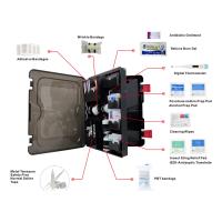 China 365-Piece First Aid Kit 44x27cm Class II Medical Emergency Care with Hard Case for Home Office Travel for sale