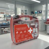 China 44x10x27cm Home First Aid Kit with 100+ Medical Supplies - European Standard VM021 Emergency Medical Box for sale