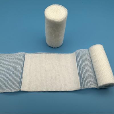 China Elastic Non-Stick Bandage Roll 6cm x 4.5m - Fluff-Dried Absorbent Medical Gauze Dressings for sale