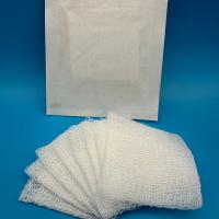 China Sterile Absorbent Gauze Dressing 5×5cm with 19×15cm Mesh - CE Certified Medical Swab Compresses for sale