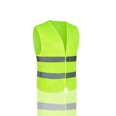 China Custom Reflective Safety Vest Size L - 100% Polyester High-Visibility Construction Workwear with Reflective Strips for sale
