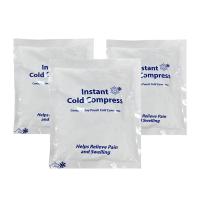 China Disposable Instant Cold Pack 200g for Injuries First Aid Pain Relief No Freezing Needed for sale