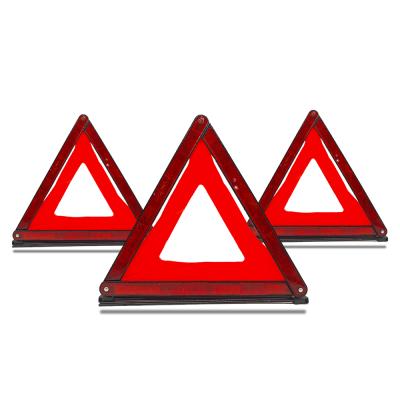 China ECE Emergency Warning Triangle Safety Reflective Warning Triangle PA+PE+NYLON 40x60cm for sale