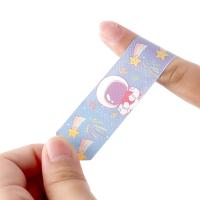 China Custom Logo Kids Cartoon Adhesive Band Aids Wholesale PE Plastic in Paper Card Sleeve 72mm x 19mm for sale