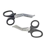 China 7.5 Inch Stainless Steel Trauma Shears with Carabiner - 19cm Medical Bandage Scissors 57g Weight for sale