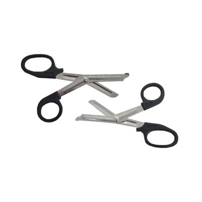 China 7.5 Inch Stainless Steel Bandage Scissors 19x9.5cm Medical Trauma Emergency Nursing Supplies for sale
