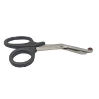 China 7.4 Inch Stainless Steel Bandage Shears with Colorful PP Handles - 19cm Medical Scissors for Nursing and First Aid for sale