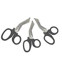 China Medical Rescue Scissors 19x9.5cm Stainless Steel Bandage Cutting Instrument 57g for Emergency Medical Use for sale