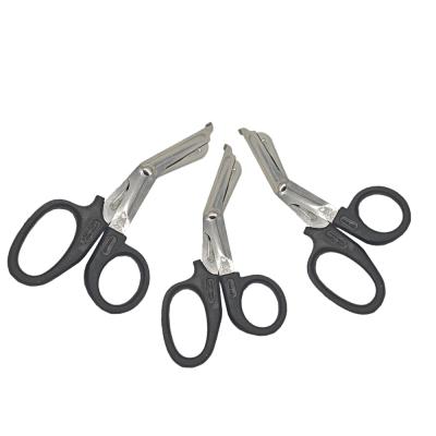 China Medical Rescue Scissors 19x9.5cm Stainless Steel Bandage Cutting Instrument 57g for Emergency Medical Use for sale