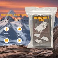 China Extra Large 90x200cm Emergency Sleeping Bag - Aluminized PE Survival Gear for Camping & Hiking for sale