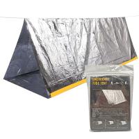 China 2-Person Emergency Survival Tent 150×240cm with Aluminized Mylar for Waterproof Windproof Shelter for sale