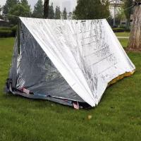 China 2-Person Emergency Survival Tent 150×240cm with Aluminized Mylar for Waterproof Windproof Shelter for sale