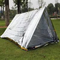 China 2-Person Emergency Survival Tent 150×240cm with Aluminized Mylar for Waterproof Windproof Shelter for sale