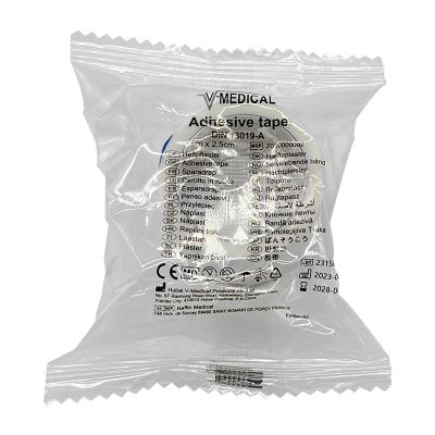 China Micropore Medical Adhesive Nonwoven Surgical Tape 1.25cm Width with CE Certification for Clinical Use for sale