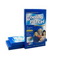 China Cool Plaster Rapid Fever Reduction Hot & Cold Pack - 4cm x 11cm Size, 8 Hour Cooling, 3 Bags Per Box for sale