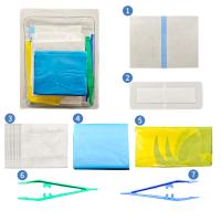 China ISO/CE Certified Professional Wound Dressing Kit 11.2x13.4x2.4cm Sterile Medical Surgical Supplies for sale
