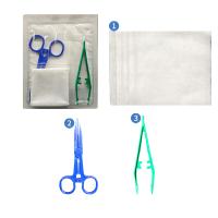 China Sterile Medical Dressing Kit 11.2x13.4x2.4cm with EO Sterilization for Hospital Wound Care Procedures for sale