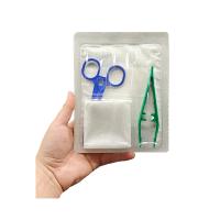 China Medical Sterile Dressing Pack 11.2x13.4x2.4cm Disposable Wound Care Kit with EO Sterilization for sale