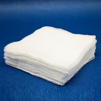 China Non-Sterile Surgical Gauze Swabs 4x4 10x10 100pcs Pack - 100% Cotton Medical Sponges with ISO13485 CE Certification for sale